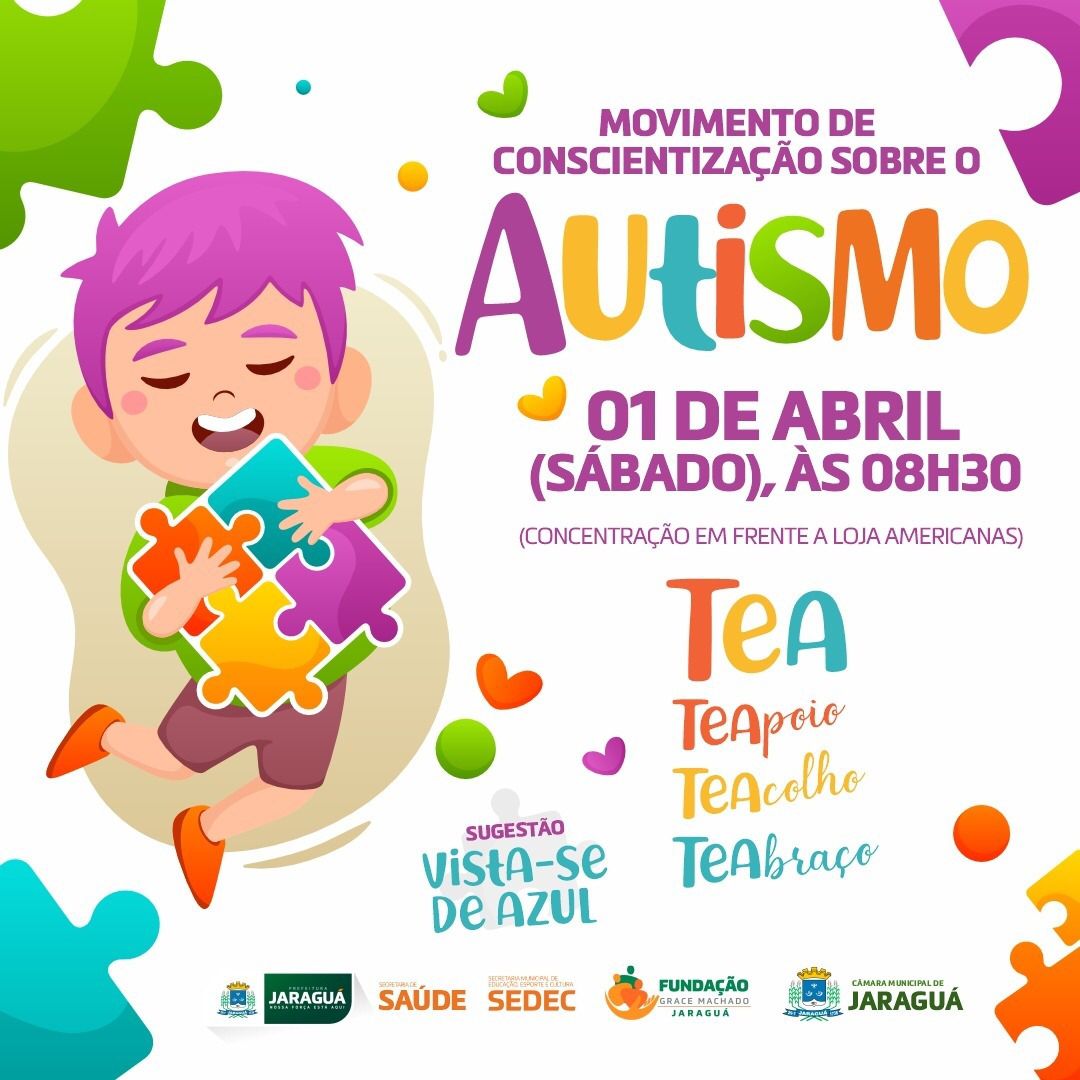 Conscientização em Prol do Autismo. - Prefeitura Municipal de Jaraguá